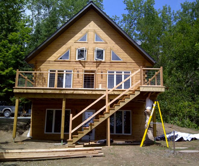 Contactez nous et achetez la maison en bois de votre rêve